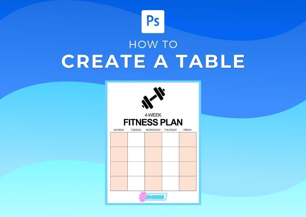 How To Make A Table In Photoshop (Step By Step) — Brendan Williams Creative