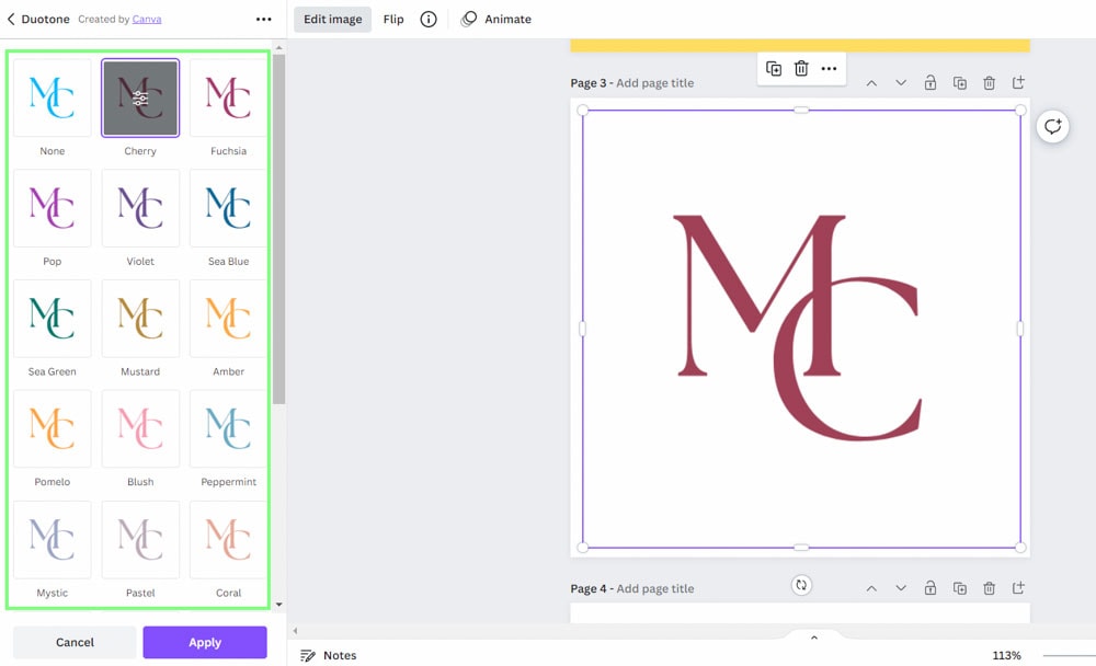 How To Change A Logo Color In Canva (Template + Image Logos!) — Brendan ...
